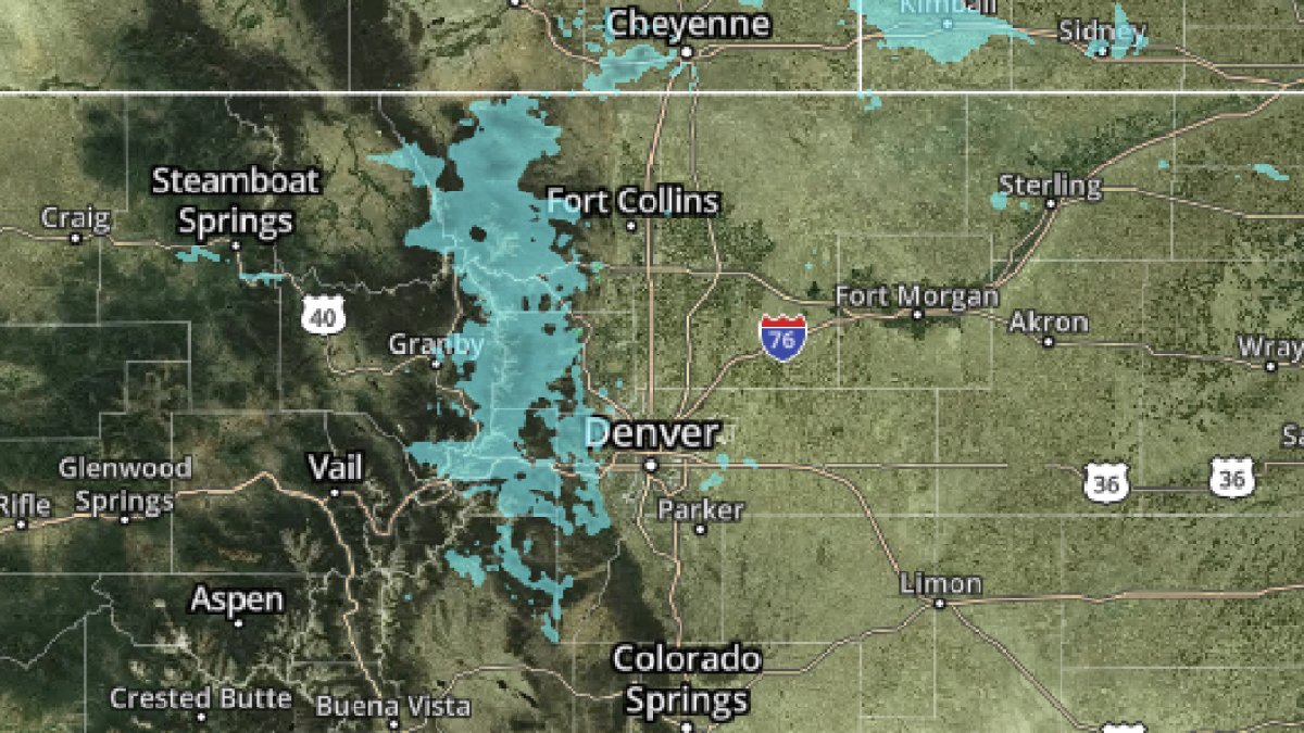Radar interactivo: sigue el mal tiempo en Colorado – Telemundo Denver