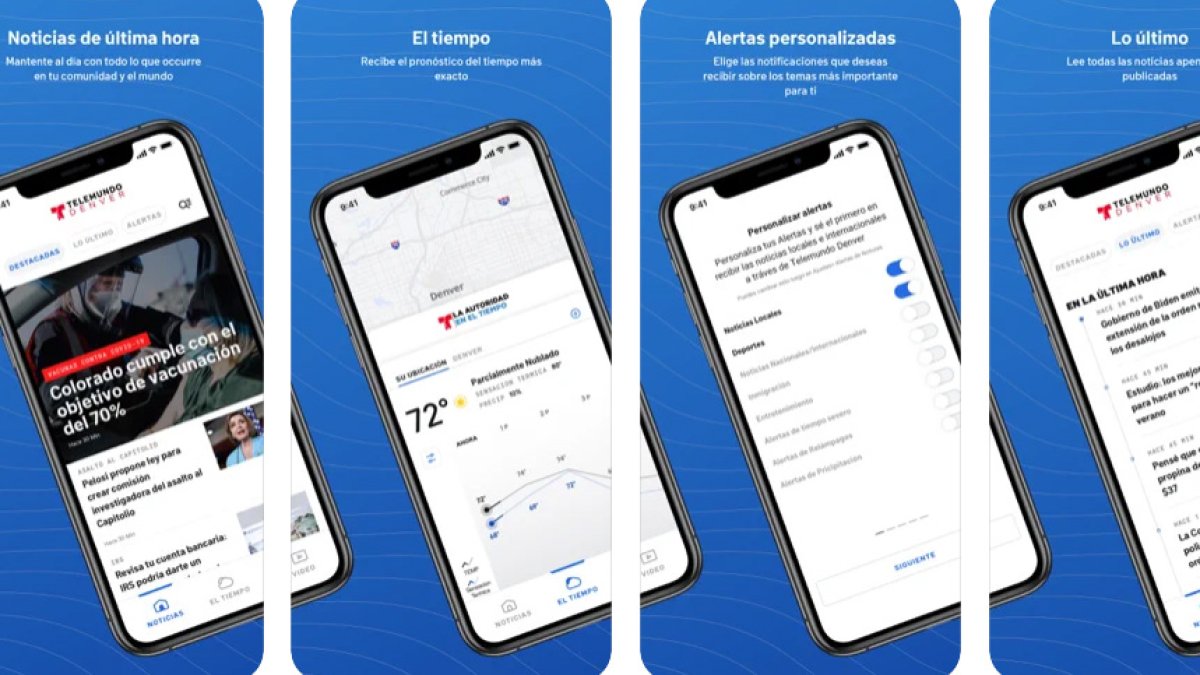 La app de noticias locales y del tiempo de Telemundo Denver ha sido ...