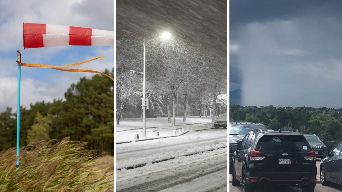 Fuertes vientos y nieve en camino: cambios en las condiciones del ...