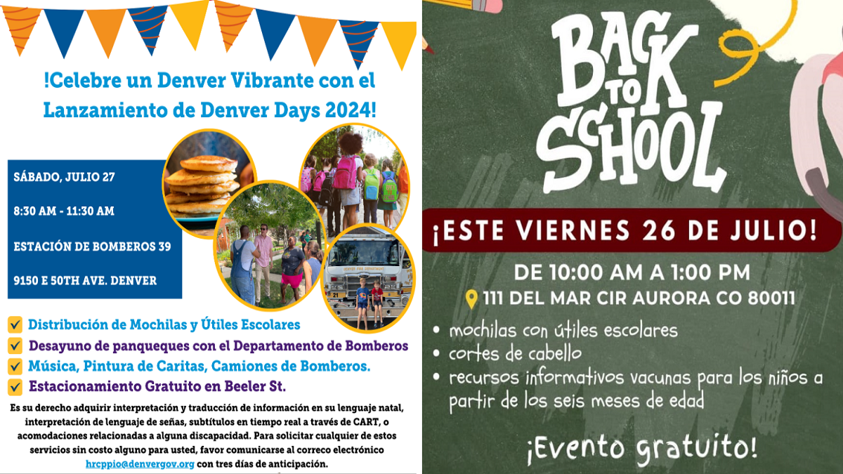 Denver y Aurora preparan eventos comunitarios para equipar a los ...