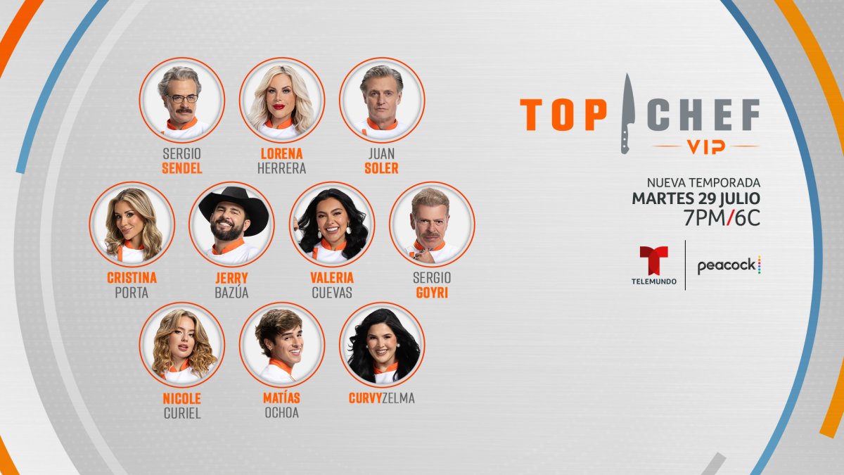 Top Chef VIP de Telemundo: cuándo lo estrenan y quiénes participan ...