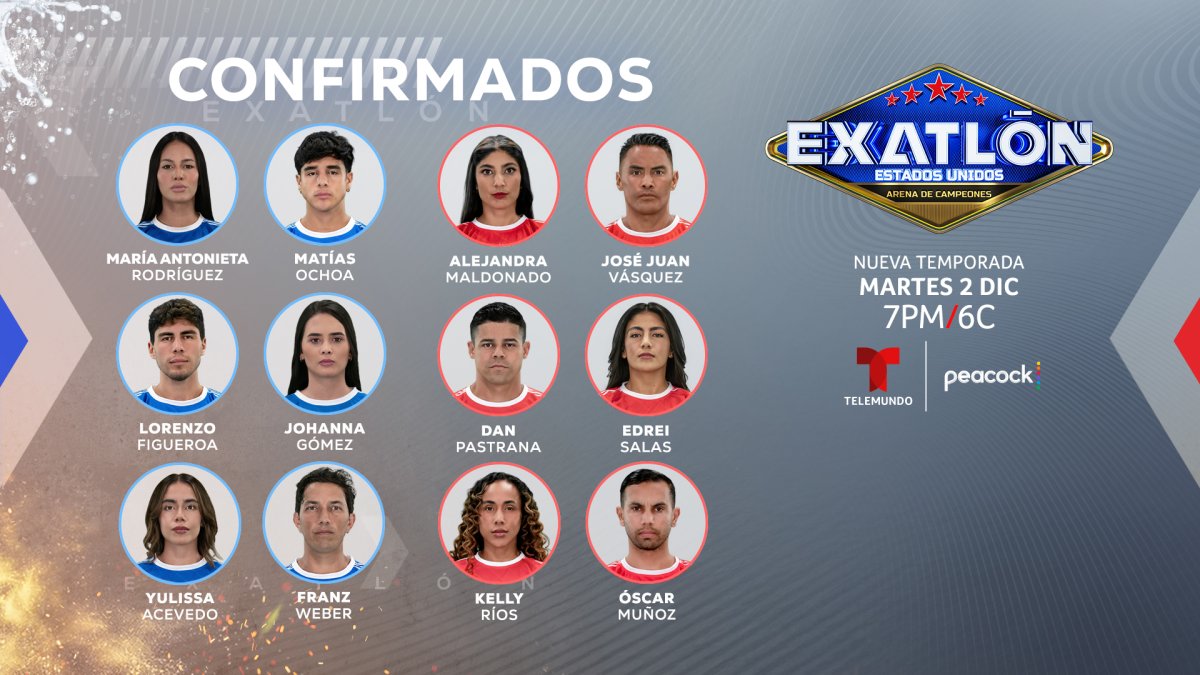 Conoce a 12 nuevos integrantes de Exatlón Estados Unidos – Telemundo Denver